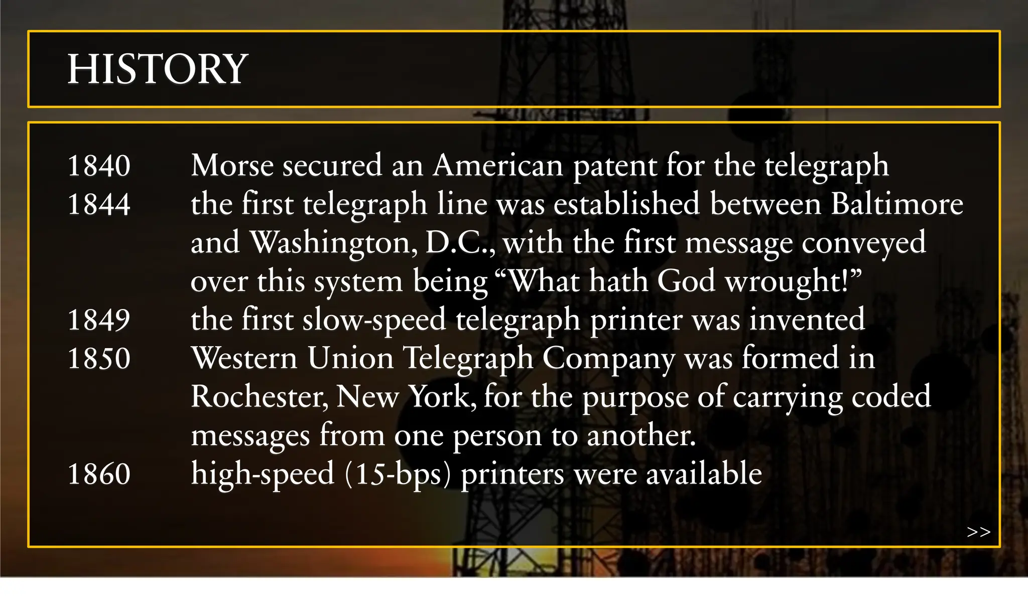 History of Electronic Communications: Past and Present | PPT