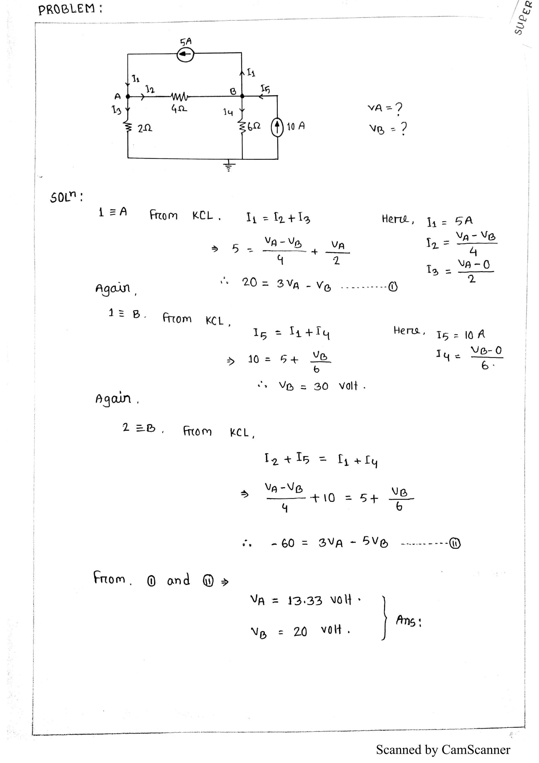 Foundamental of electric circuit (ece 201) | PDF