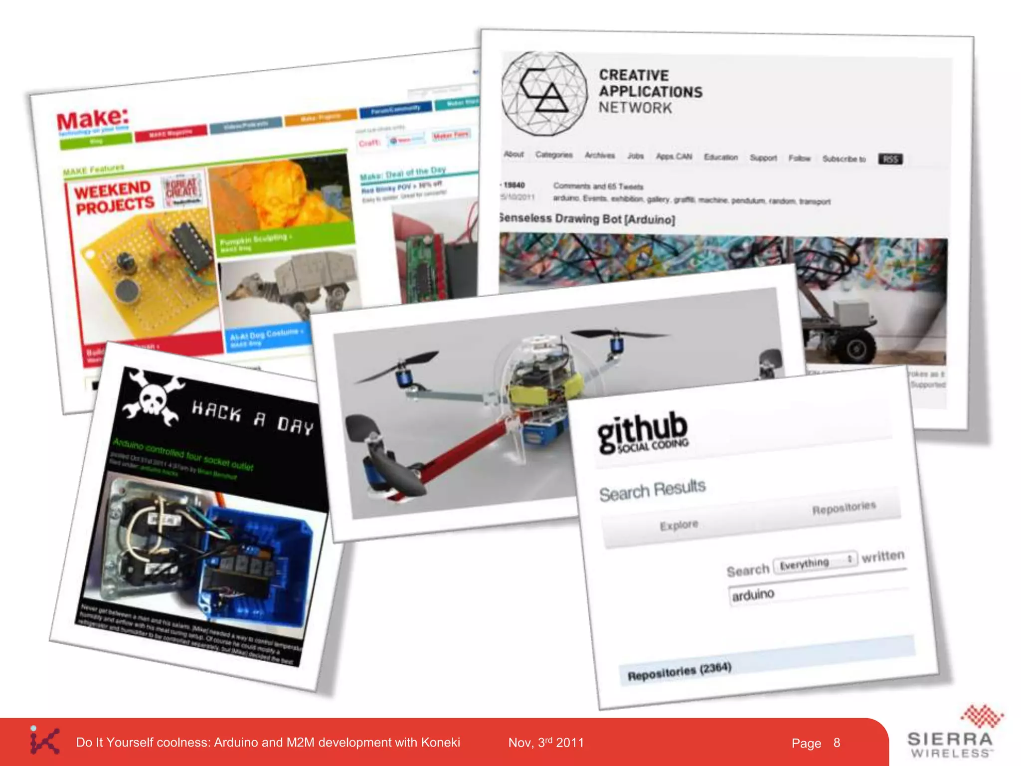 Do It Yourself coolness: Arduino and M2M development with Eclipse & Koneki | PPTX