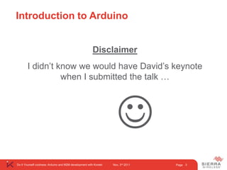 Do It Yourself coolness: Arduino and M2M development with Eclipse & Koneki | PPTX