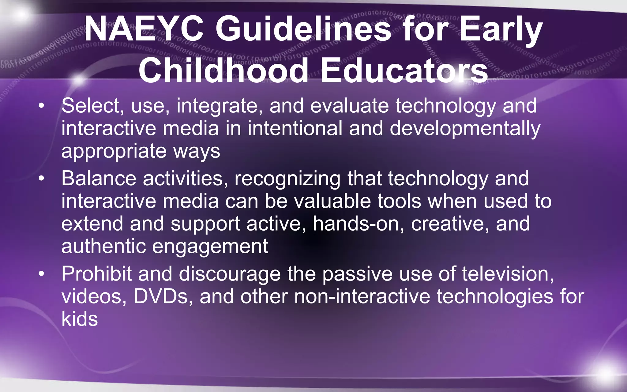 Screen Time and the Young Child: Strategies for Balance | PPTX