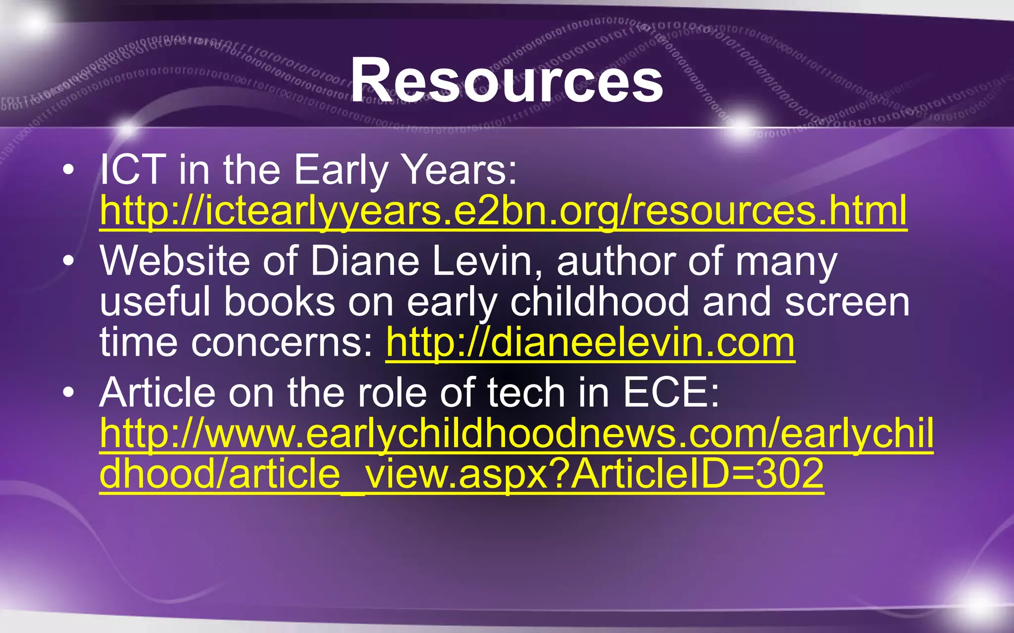 Screen Time and the Young Child: Strategies for Balance | PPTX