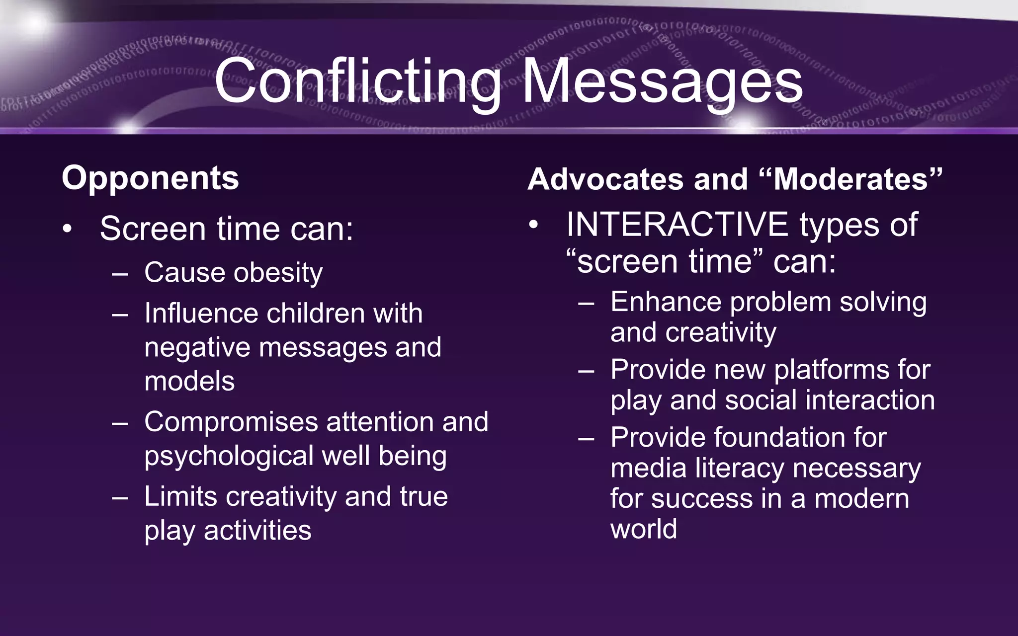 Screen Time and the Young Child: Strategies for Balance | PPTX