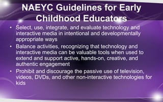 Screen Time and the Young Child: Strategies for Balance | PPTX