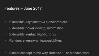[EclipseCon France 2017] Eclipse Platform Generic Editor | PPT