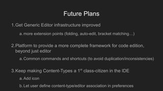 [EclipseCon France 2017] Eclipse Platform Generic Editor | PPT