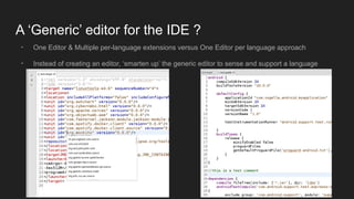 [EclipseCon France 2017] Eclipse Platform Generic Editor | PPT