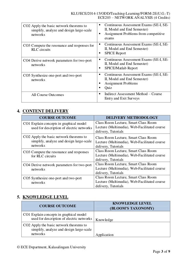 ECE203 Course Information