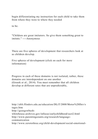 ECE 205 CHILD DEVELOPMENT WEEK ONE INSTRUCTOR GUIDANCE .docx