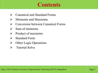 ECE 2103_L6 Boolean Algebra Canonical Forms.pptx