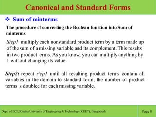 ECE 2103_L6 Boolean Algebra Canonical Forms.pptx