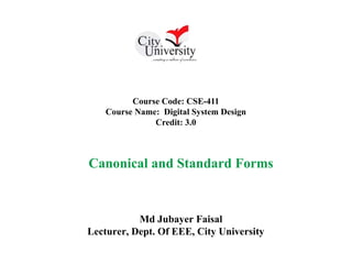 ECE 2103_L6 Boolean Algebra Canonical Forms [Autosaved].pptx