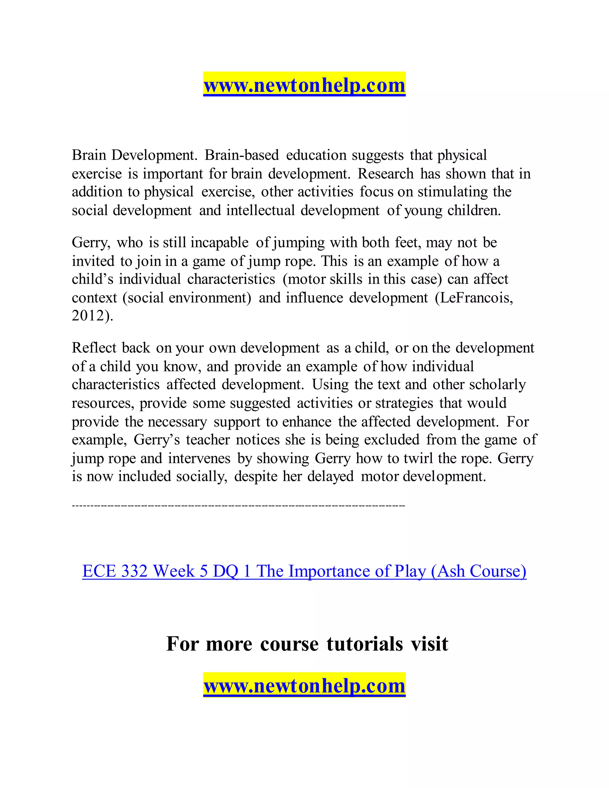 Ece 332 Extraordinary Success/newtonhelp.com