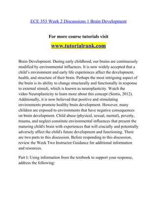 Ece 353 Inspiring Innovation--tutorialrank.com