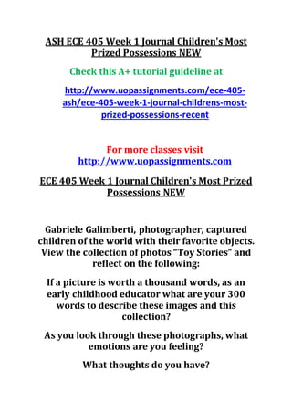 ECE 405 Entire Course NEW | DOCX