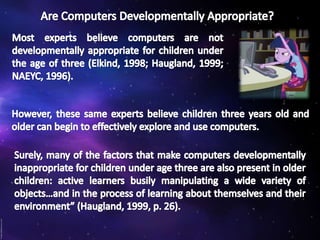 The Role of Technology in Early Childhood Program | PPTX