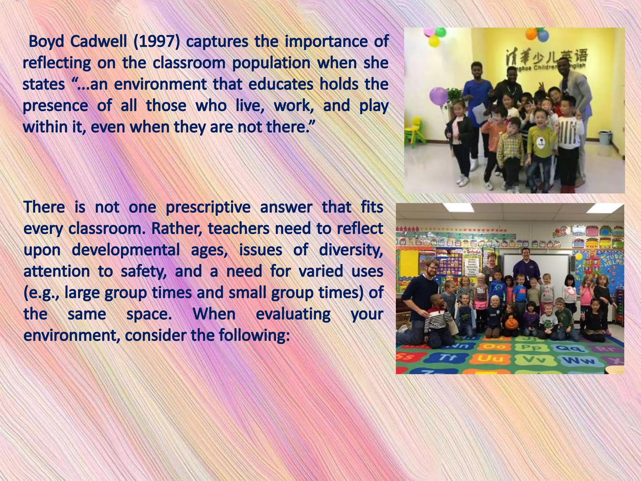 Creating Peaceful Environmental Designs for the Classroom | PPTX ...