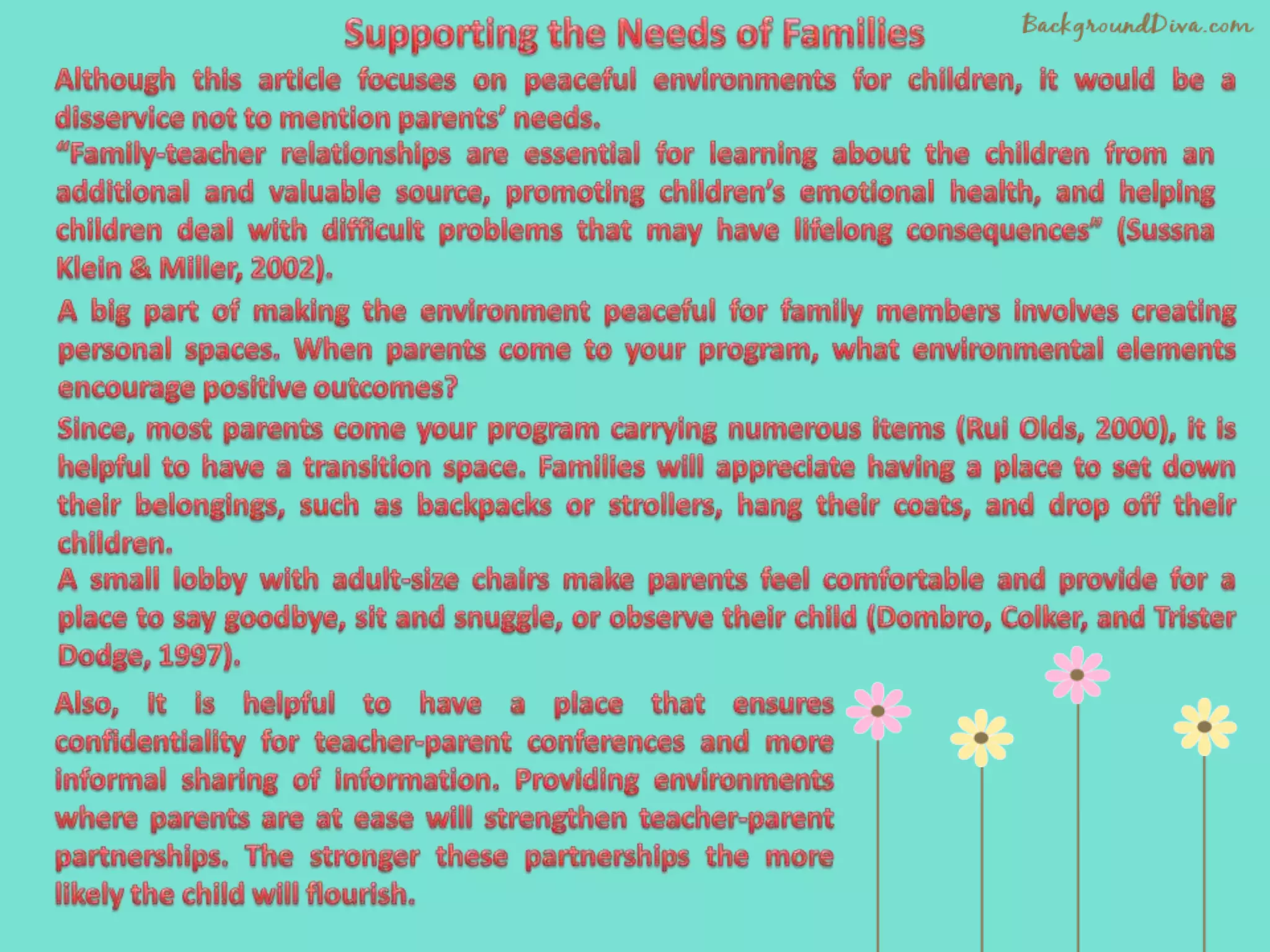 Creating Peaceful Environmental Designs for the Classroom | PPTX ...