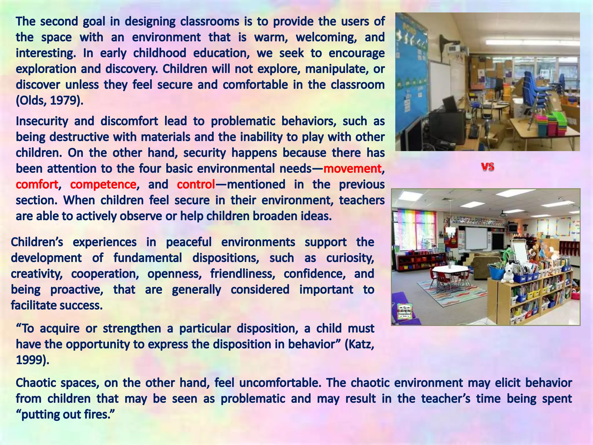 Creating Peaceful Environmental Designs for the Classroom | PPTX ...