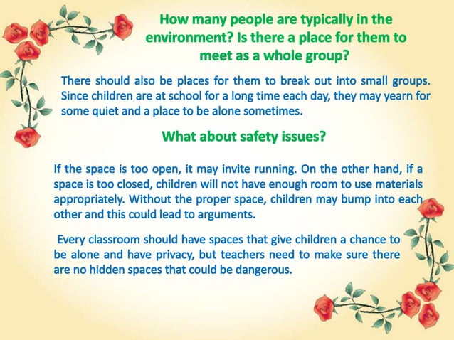 Creating Peaceful Environmental Designs for the Classroom | PPTX ...