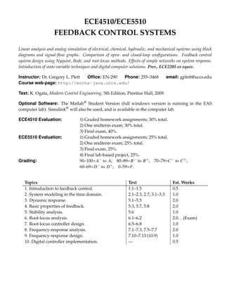 Ece4510 notes00 | PDF