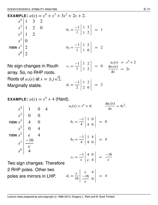 Control Systems - Stability Analysis. | PDF