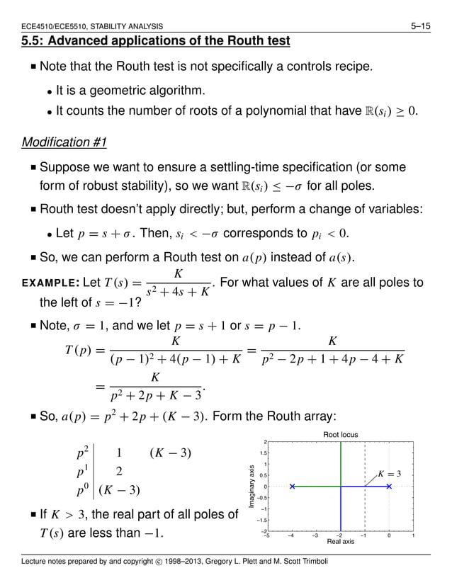 Control Systems - Stability Analysis. | PDF