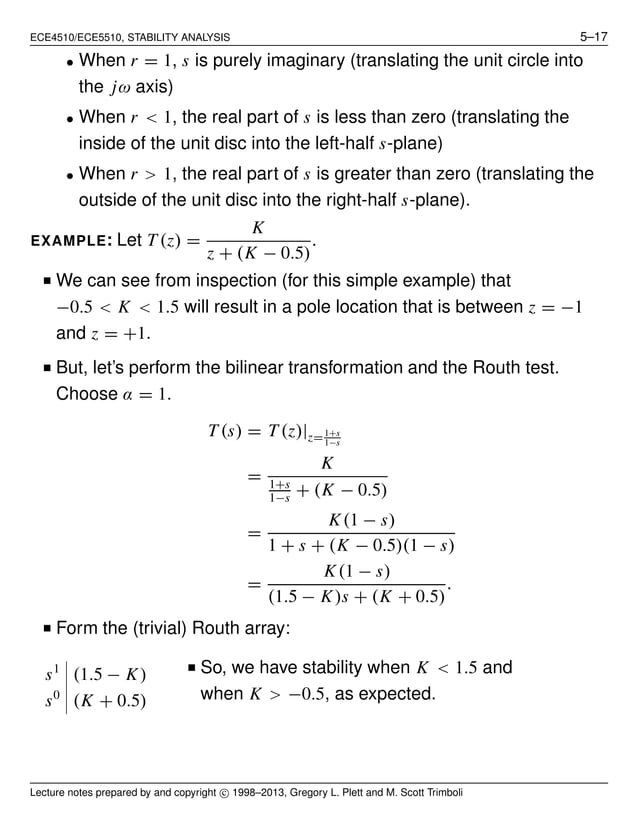 Control Systems - Stability Analysis. | PDF