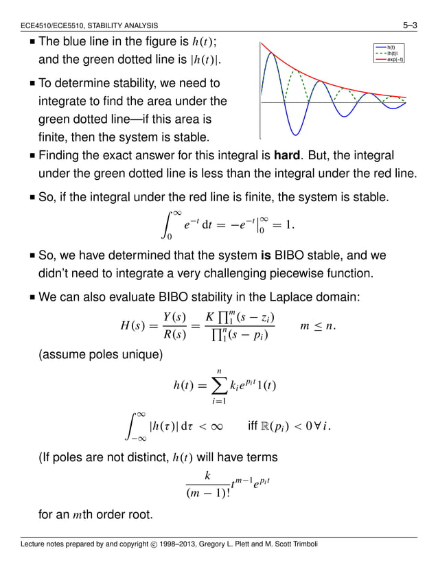 Control Systems - Stability Analysis. | PDF
