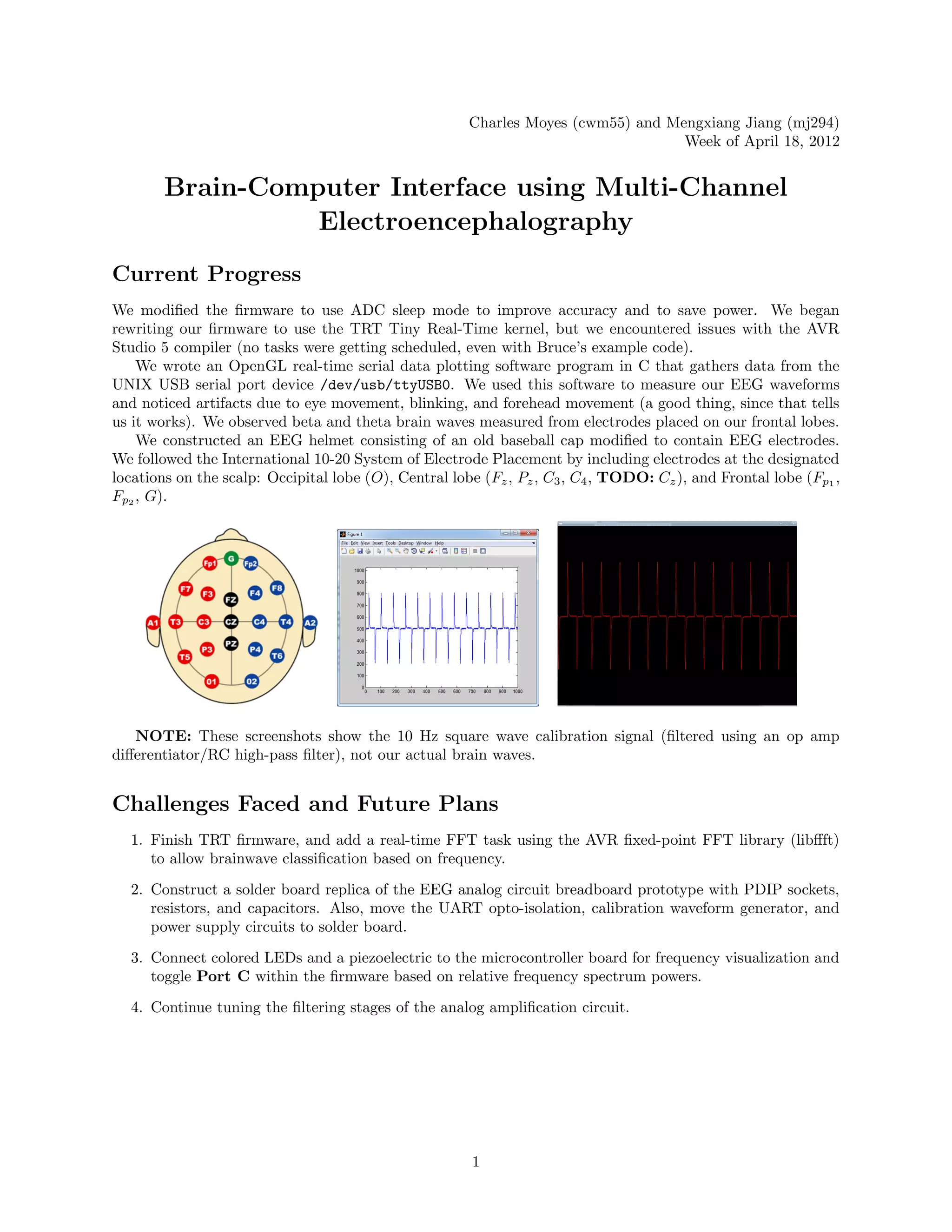 Ece4760 progress report2 | PDF