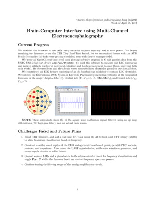 Ece4760 progress report2 | PDF