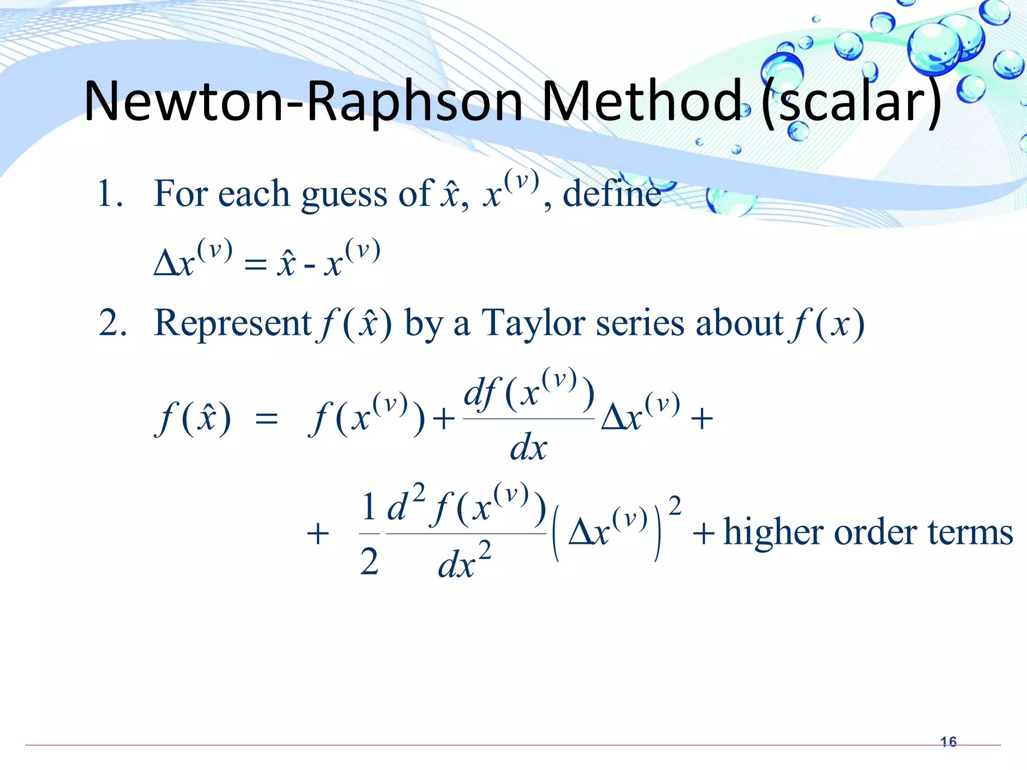 Newton Raphson method for load flow analysis | PPT