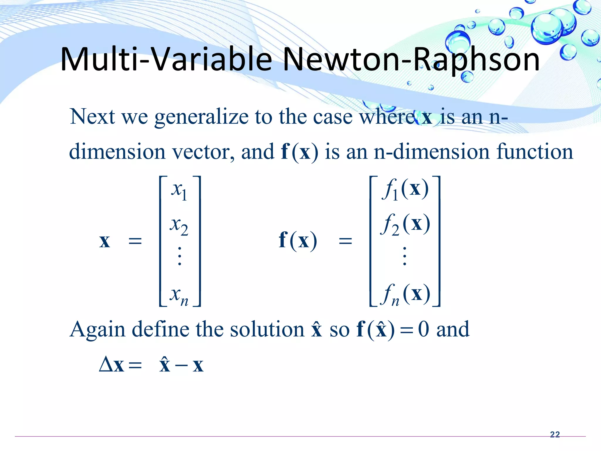 Newton Raphson Method For Load Flow Analysis PPT Newton Raphson Method For Load Flow Analysis PPT