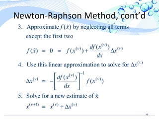 Newton Raphson method for load flow analysis | PPT