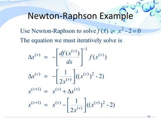 Newton Raphson method for load flow analysis | PPT