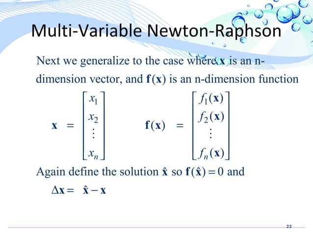 Newton Raphson method for load flow analysis | PPT | Physics | Science