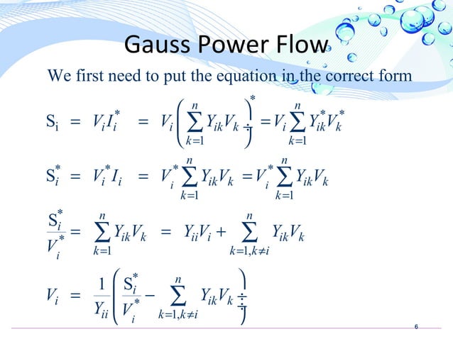 Newton Raphson method for load flow analysis | PPT | Physics | Science