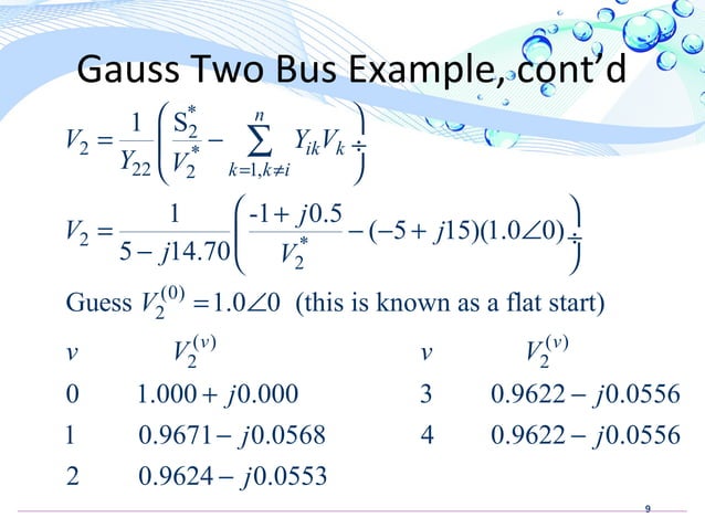 Newton Raphson method for load flow analysis | PPT | Physics | Science