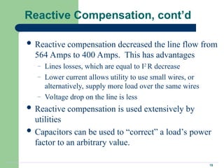 Power system analysis complex power reactive compensation | PPT