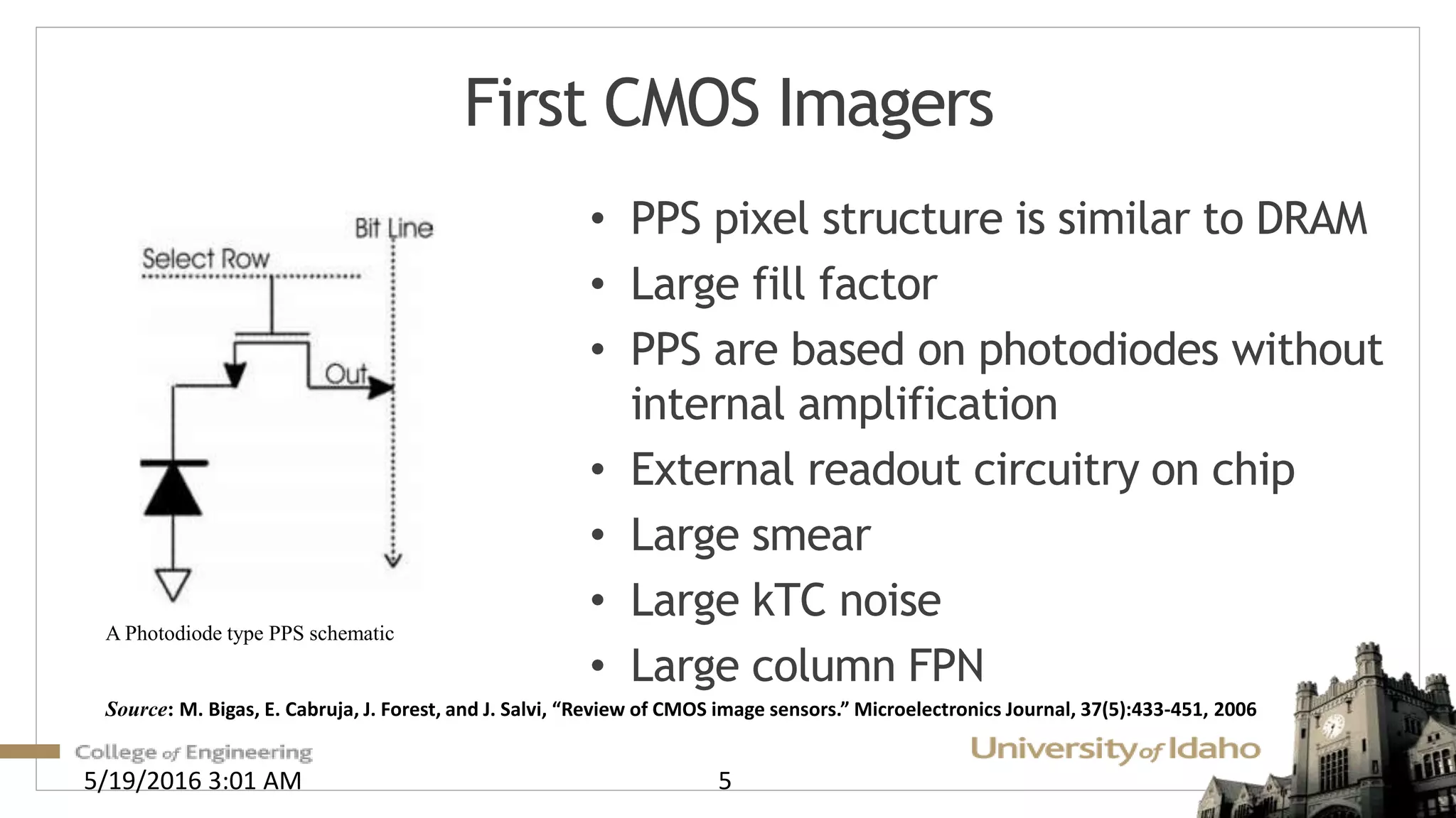 Advanced CMOS Pixel Technology - Yashashree Wase | PPTX