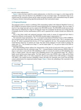 NOVEL SCHEME FOR COMPRESSED IMAGE AUTHENTICATION USING LSB WATERMARKING ...