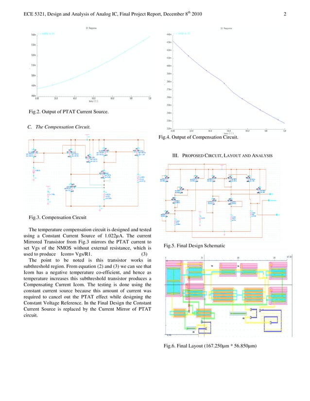 Low Voltage Temperature Sensor Front End Project Report | PDF