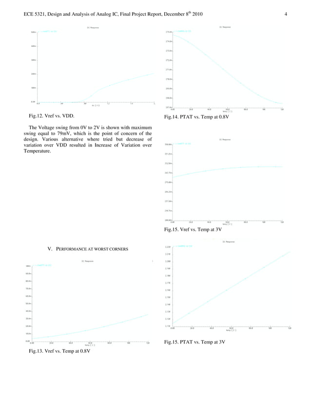 Low Voltage Temperature Sensor Front End Project Report | PDF