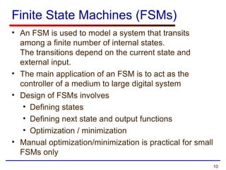 Finite State machine covering all the .ppt