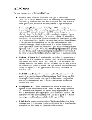 Digital to analog convertor | PDF | Digital Audio | Computer Software ...