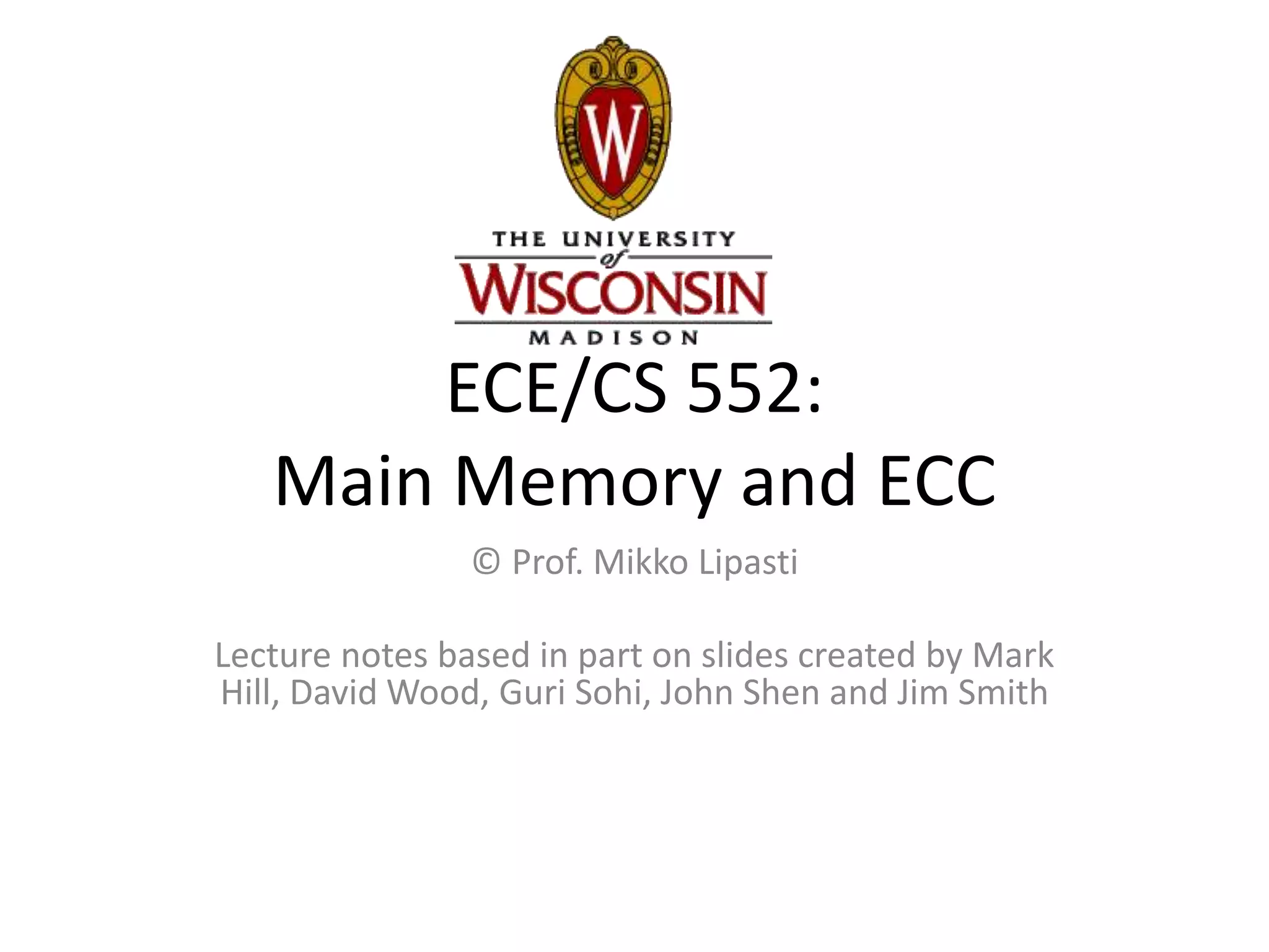 ece552_23_main_memory_ecc.ppt