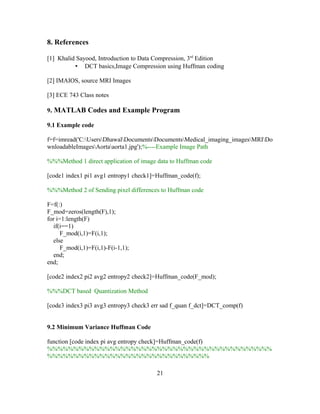 MRI Image Compression | PDF