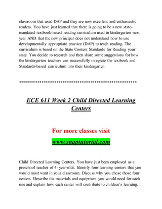 Ece 611 Success Begins / snaptutorial.com