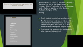 Ece642 balance literacy approach | PPTX