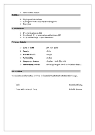 Rahul Bhossale2 | DOCX | Computer Networking | Computing